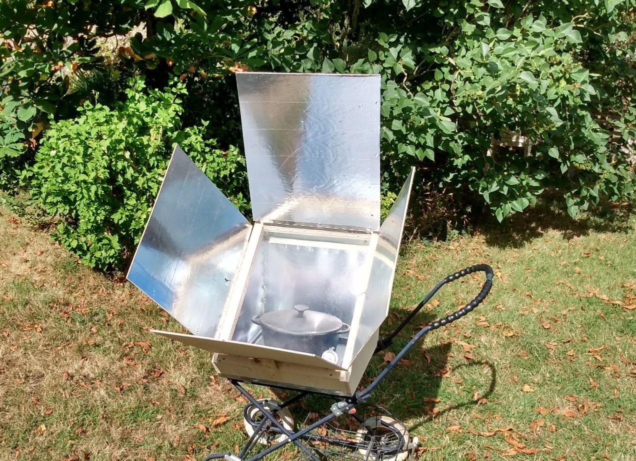 Stage fabrication de four solaire - Le panier bio segréen